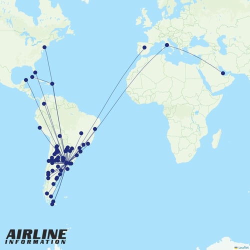 Aerolineas Argentinas airline - AR - flights, aircrafts, destinations ...