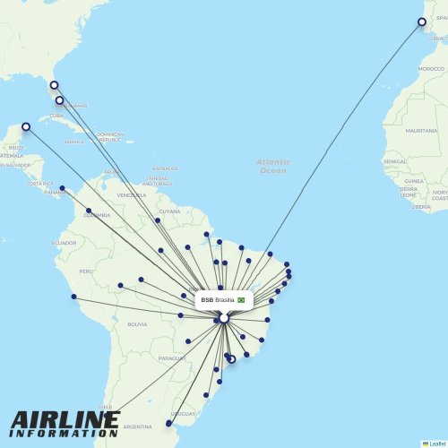 Gol airline - G3 - flights, aircrafts, destinations | Airline Information