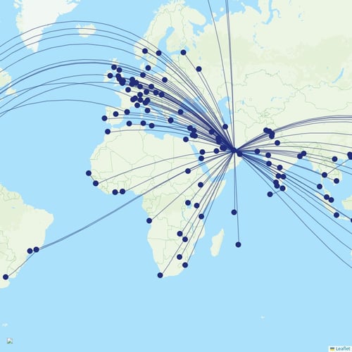 Emirates airline - EK - flights, aircrafts, destinations | Airline ...