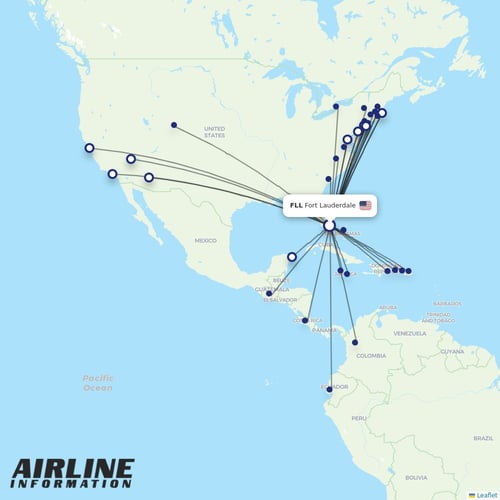 JetBlue Airways airline - B6 - flights, aircrafts, destinations ...