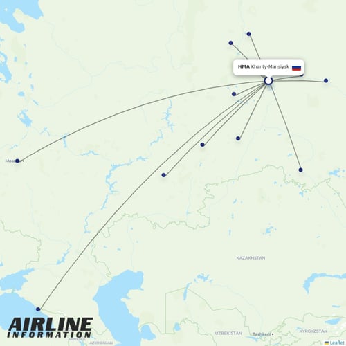 UTair airline - UT - flights, aircrafts, destinations | Airline Information
