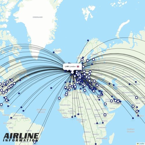 British Airways airline - BA - flights, aircrafts, destinations ...