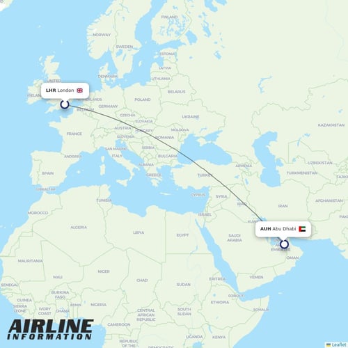 Etihad Airways airline - EY - flights, aircrafts, destinations ...