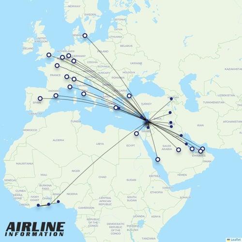 Middle East Airlines - ME - flights, aircrafts, destinations | Airline ...