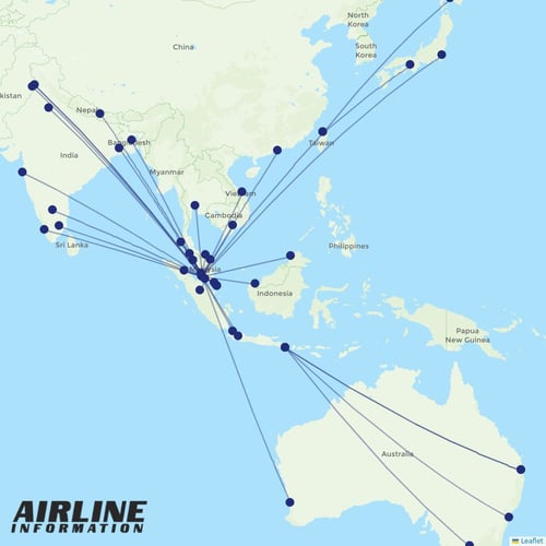 Batik Air Malaysia airline - OD - flights, aircrafts, destinations ...