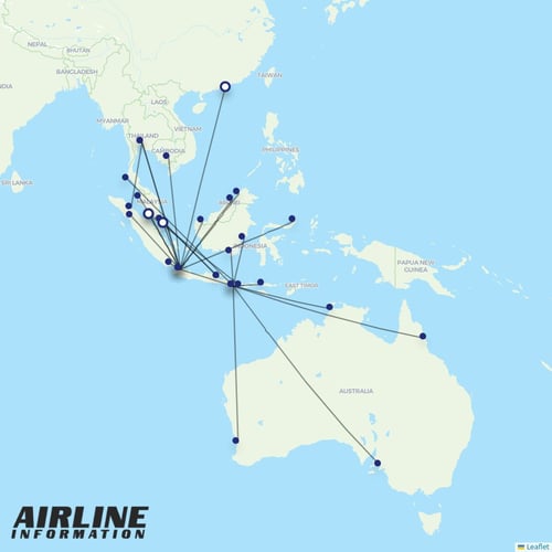 Indonesia AirAsia airline - QZ - flights, aircrafts, destinations ...