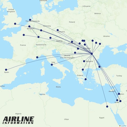 TAROM airline - RO - flights, aircrafts, destinations | Airline Information