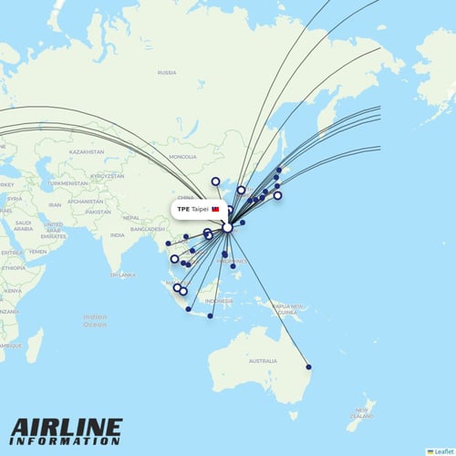 EVA Air airline - BR - flights, aircrafts, destinations | Airline ...