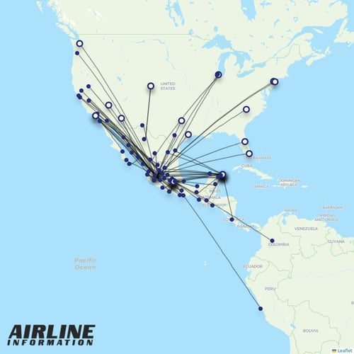 Volaris airline - Y4 - flights, aircrafts, destinations | Airline ...