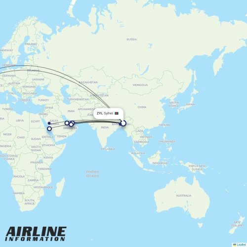 Biman Bangladesh Airlines - BG - flights, aircrafts, destinations ...