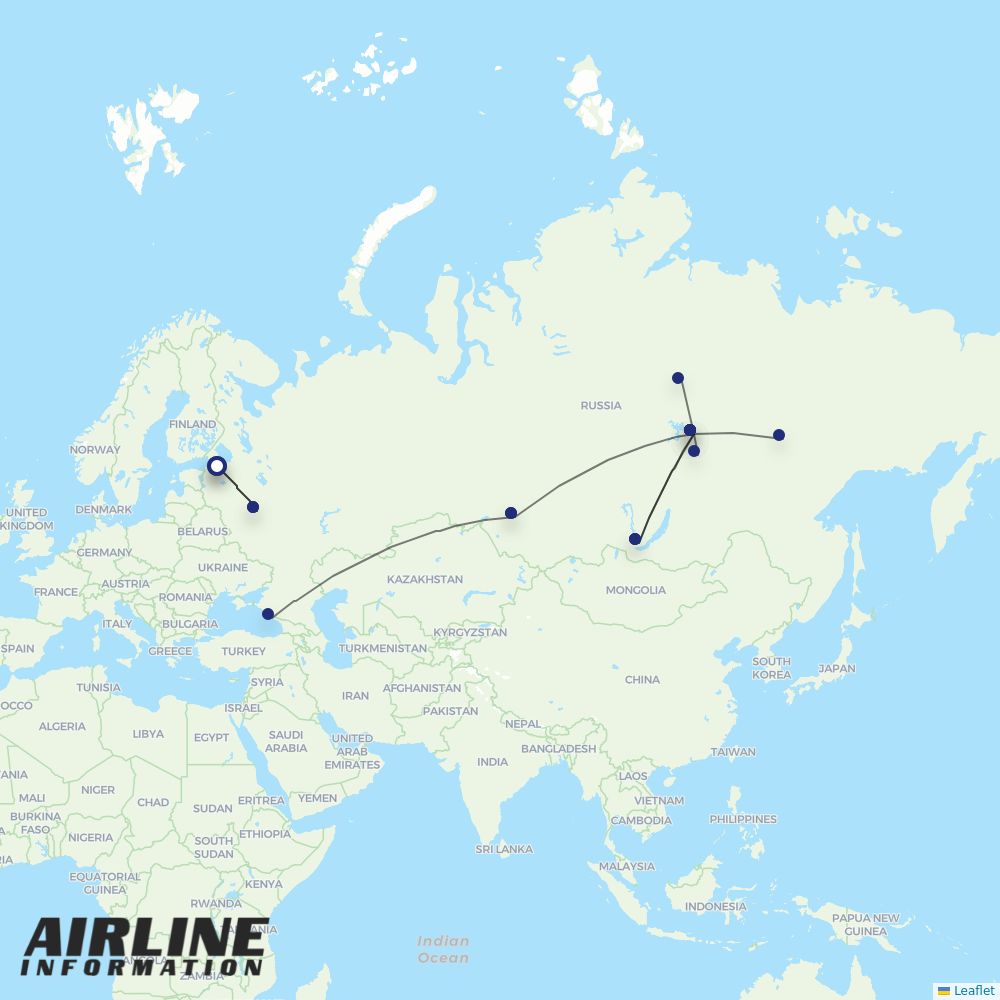 Alrosa airline - 6R - flights, aircrafts, destinations | Airline ...