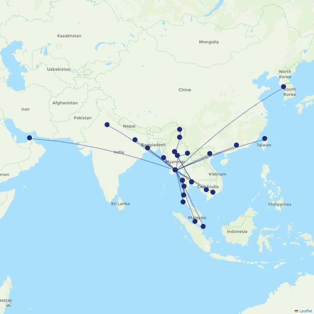 Myanmar Airways International airline - 8M - flights, aircrafts ...