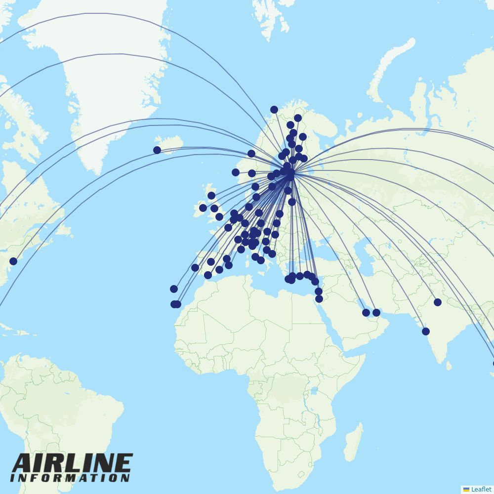 Finnair airline - AY - flights, aircrafts, destinations | Airline ...