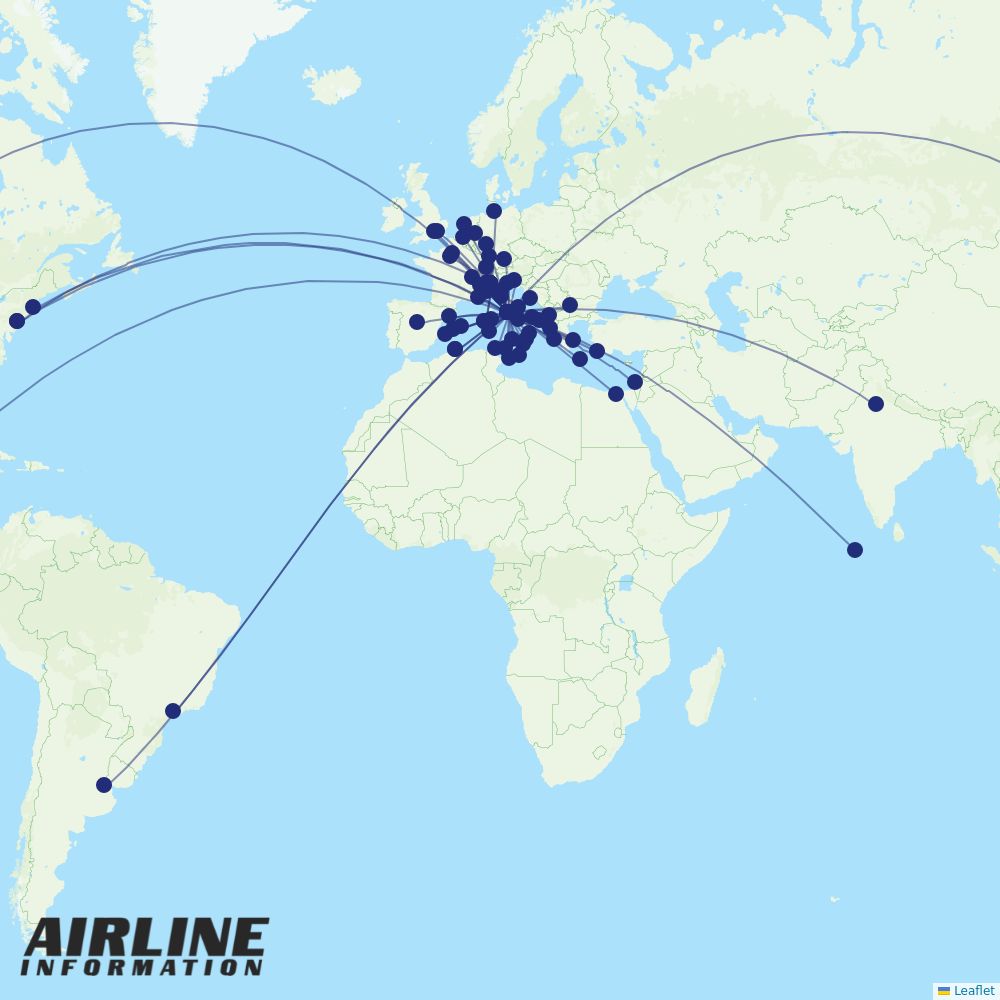 ITA Airways airline - AZ - flights, aircrafts, destinations | Airline ...
