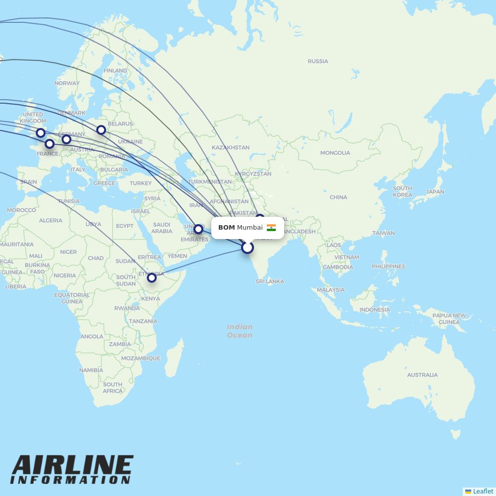 Airlines with flights from Mumbai to New York (BOM to EWR) | Airline ...