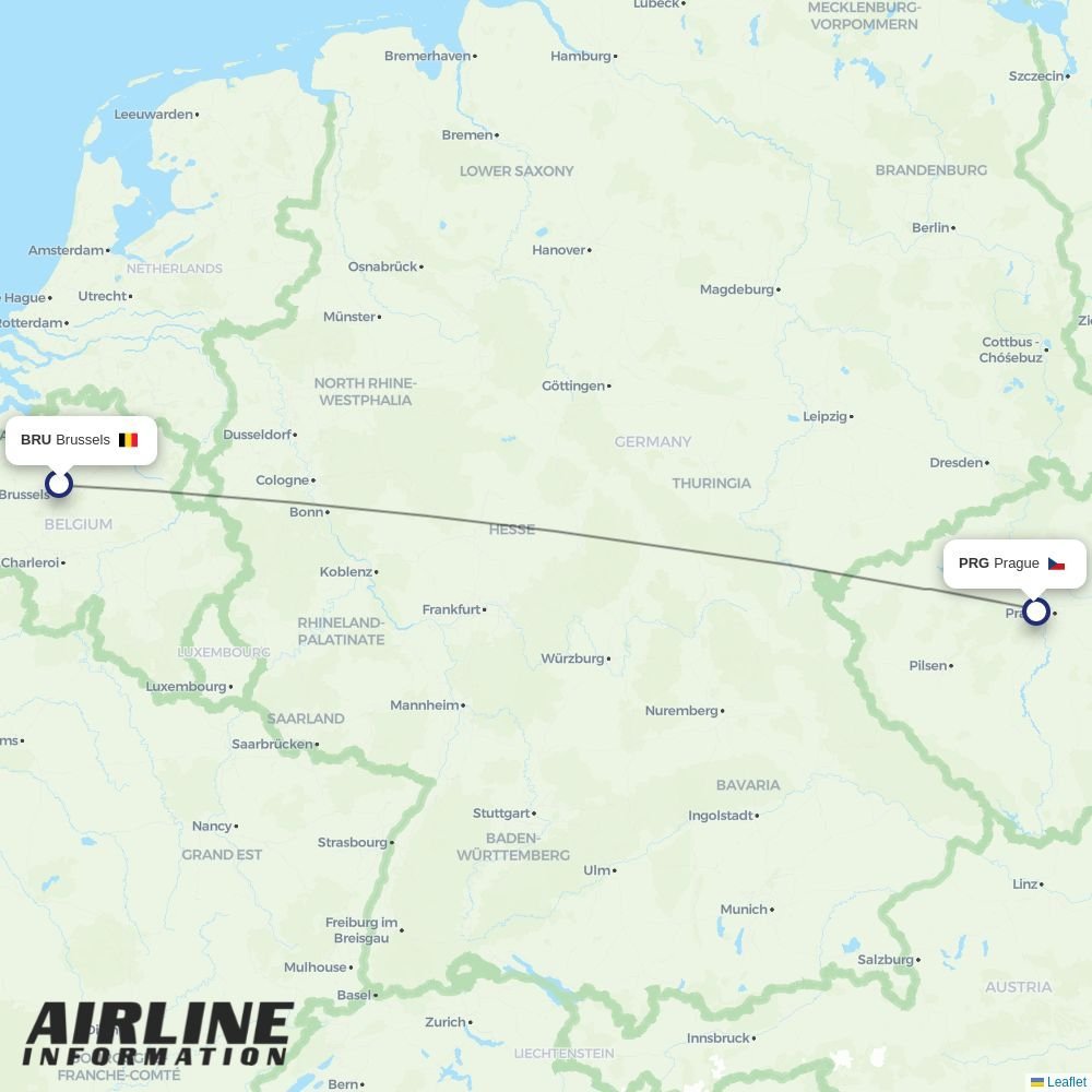 SmartWings flights from Brussels (BRU) | Airline Information