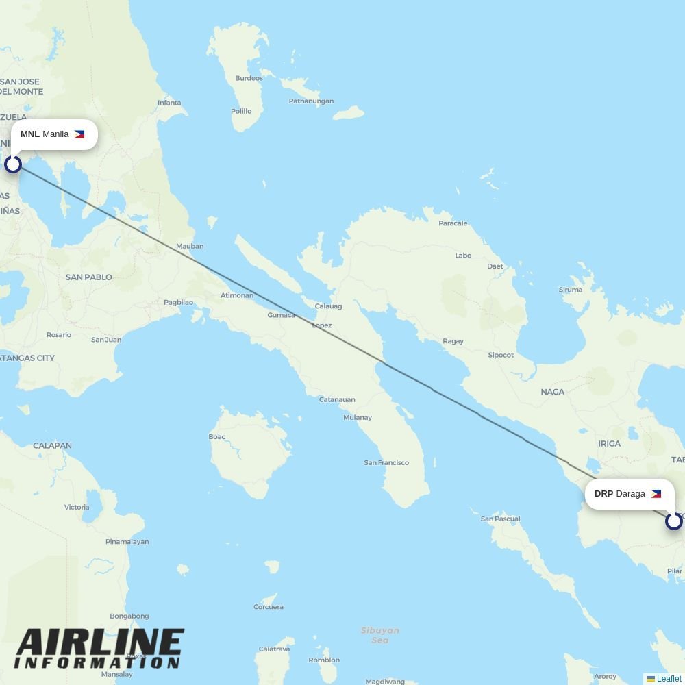 Airlines with flights from Daraga to Manila (DRP to MNL) | Airline ...