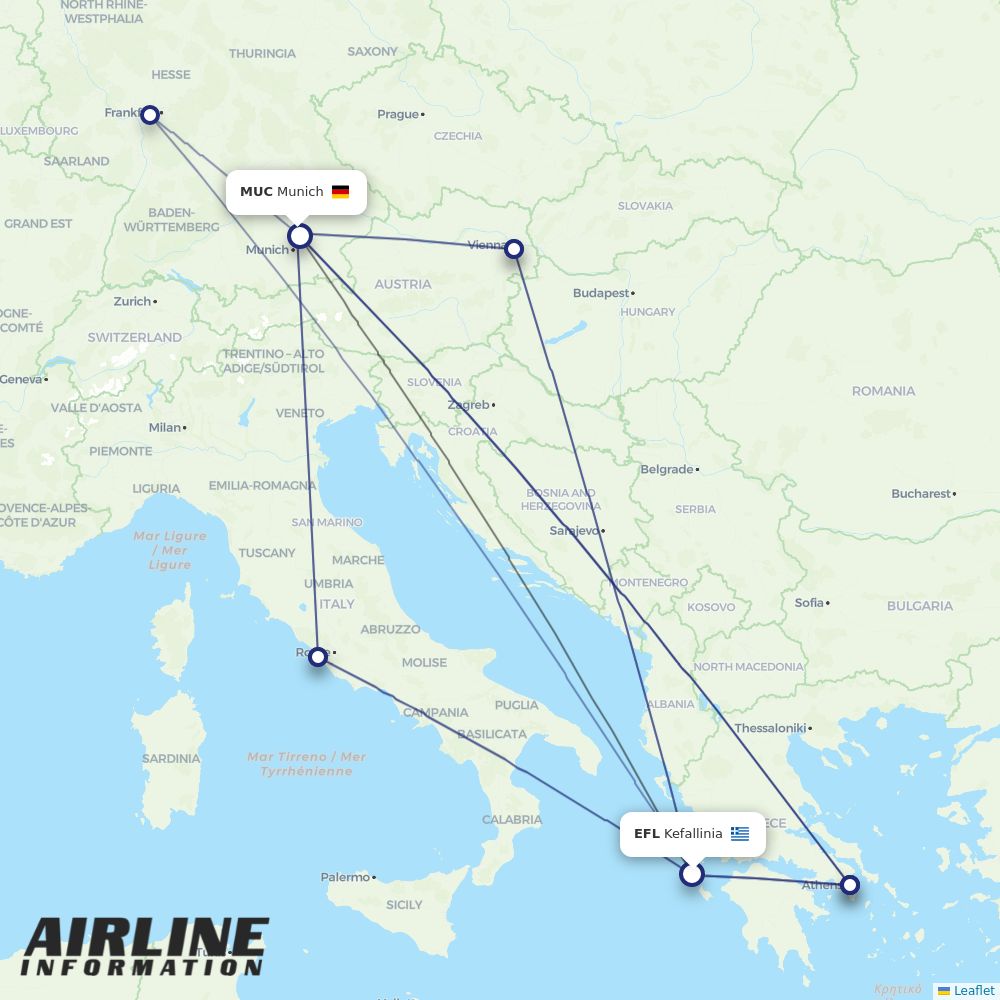 Airlines with flights from Kefallinia to Munich (EFL to MUC) | Airline ...