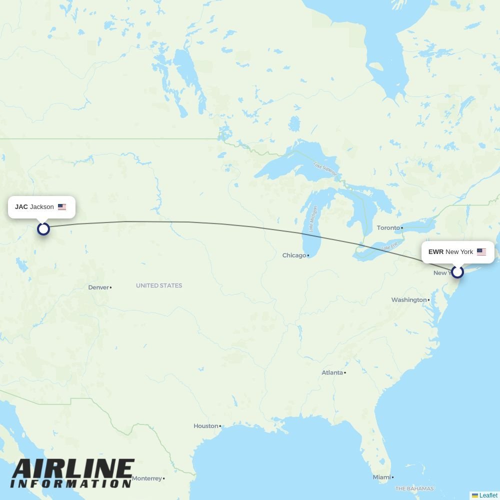 Airlines with flights from New York to Jackson (EWR to JAC) | Airline ...