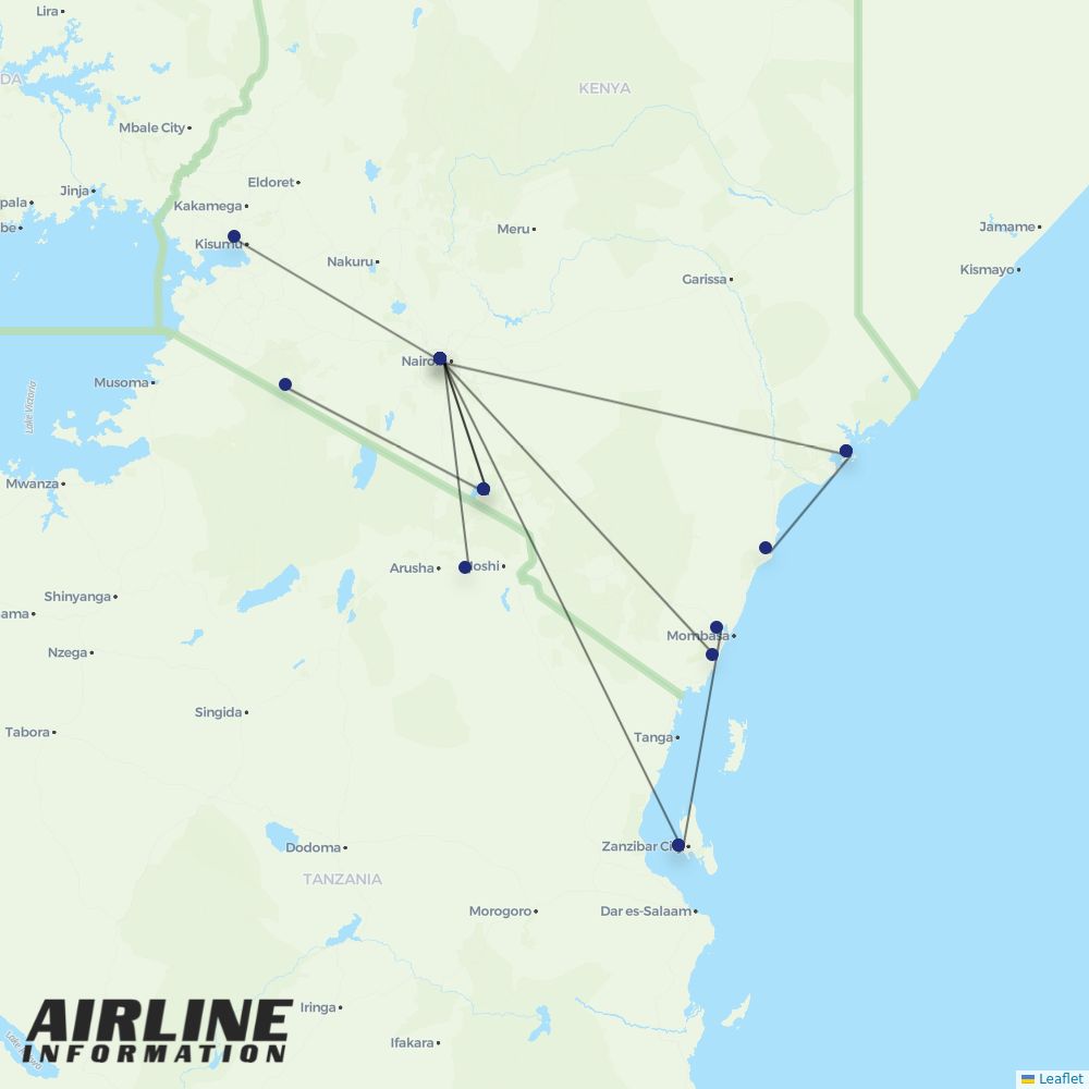 Safarilink airline - F2 - flights, aircrafts, destinations | Airline ...