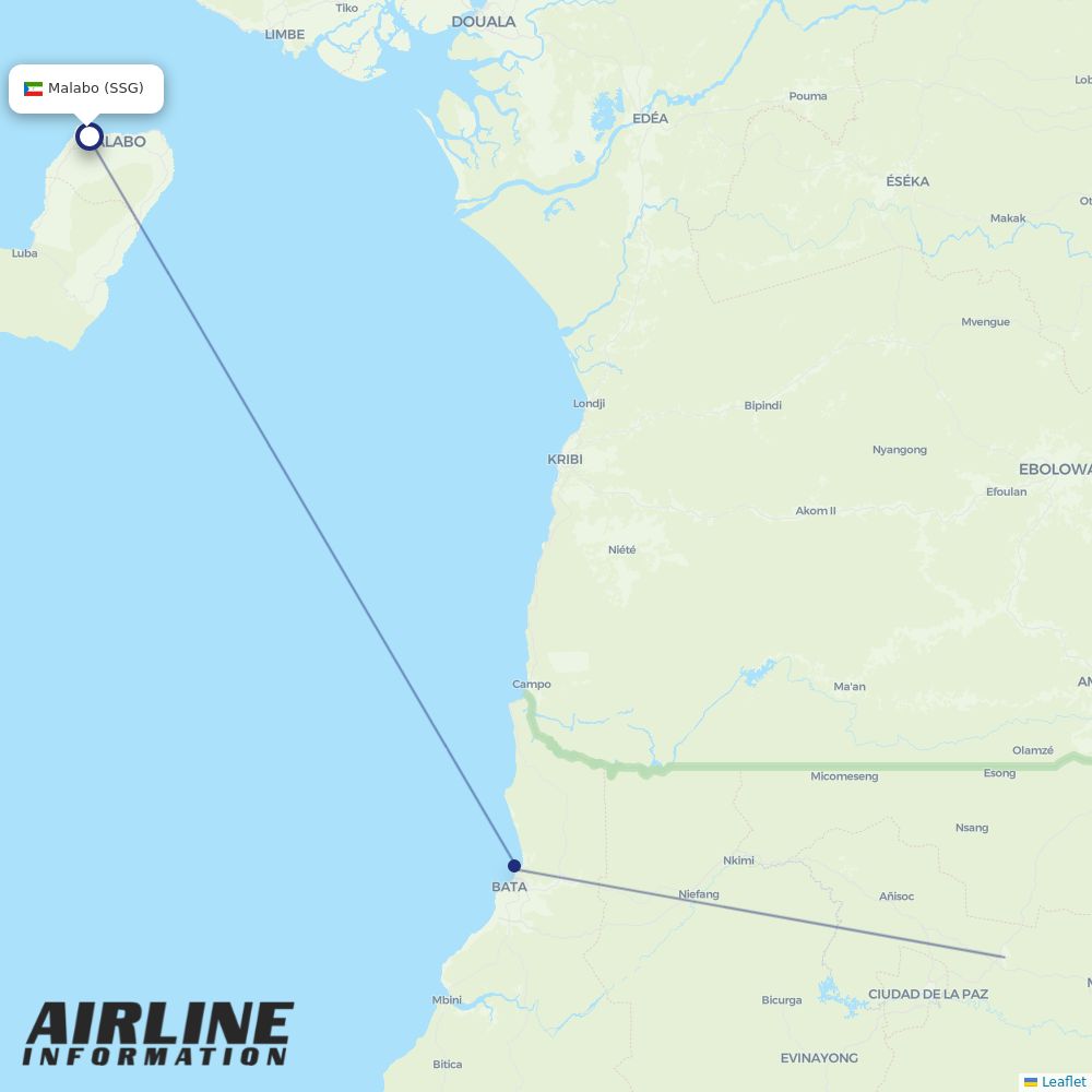 Airlines with flights from Mongomo to Malabo (GEM to SSG) | Airline ...