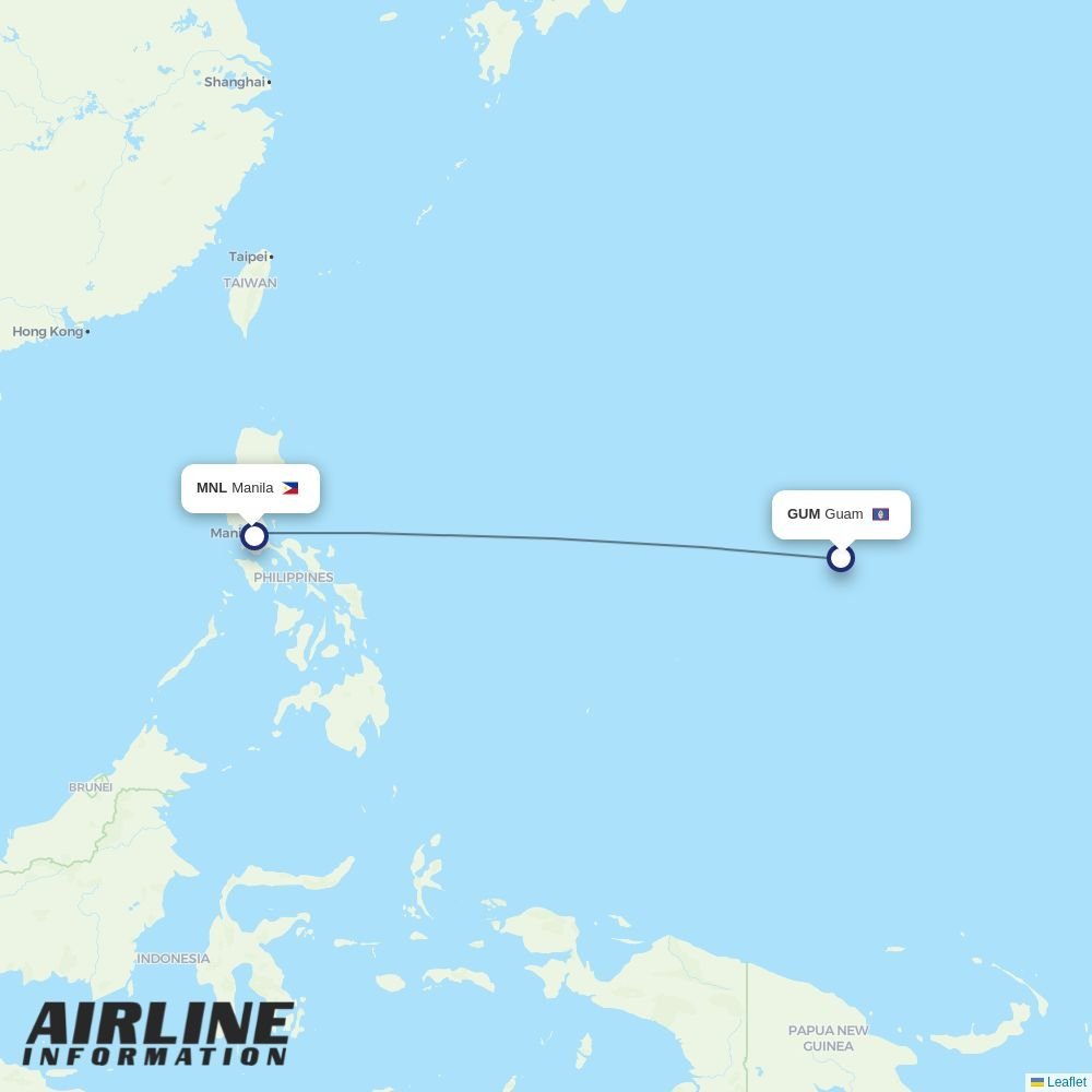 Airlines with flights from Guam to Manila (GUM to MNL) | Airline ...