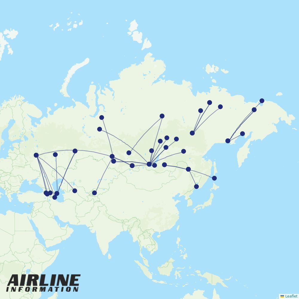 IrAero airline - IO - flights, aircrafts, destinations | Airline ...