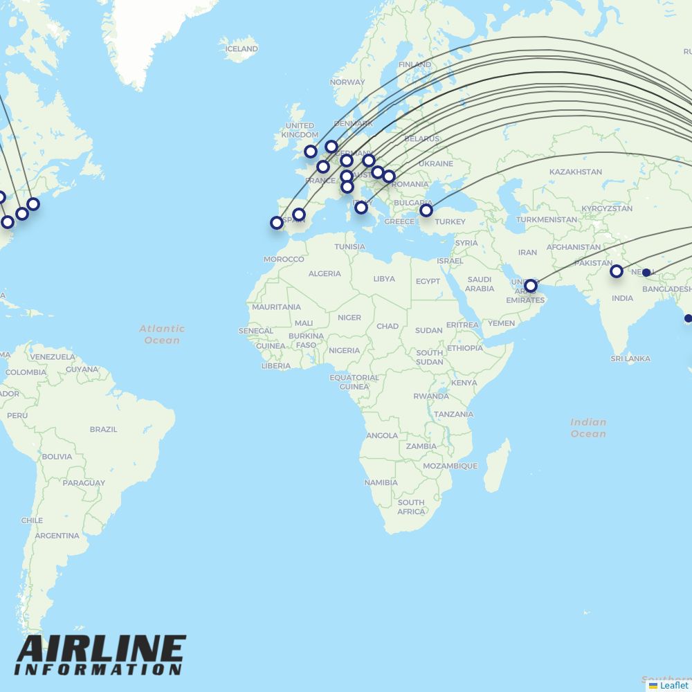 Korean Air airline - KE - flights, aircrafts, destinations | Airline ...