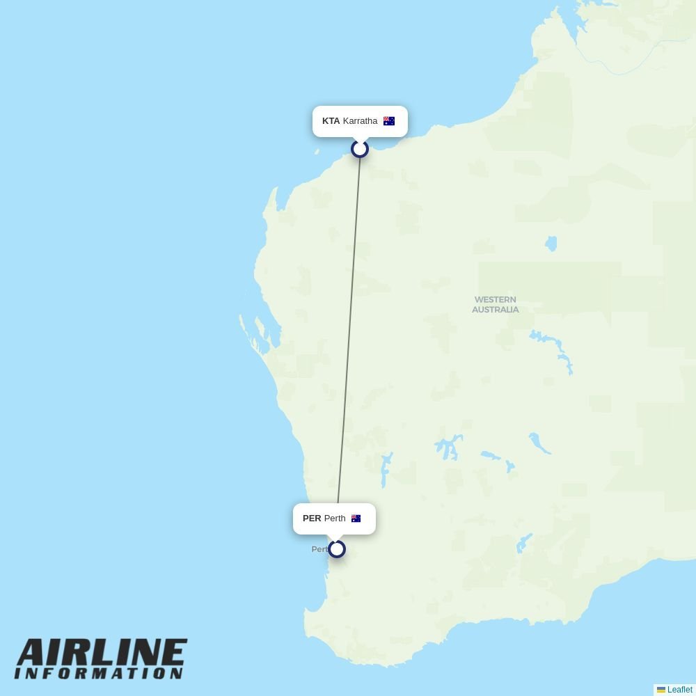 Airlines with flights from Karratha to Perth (KTA to PER) | Airline ...