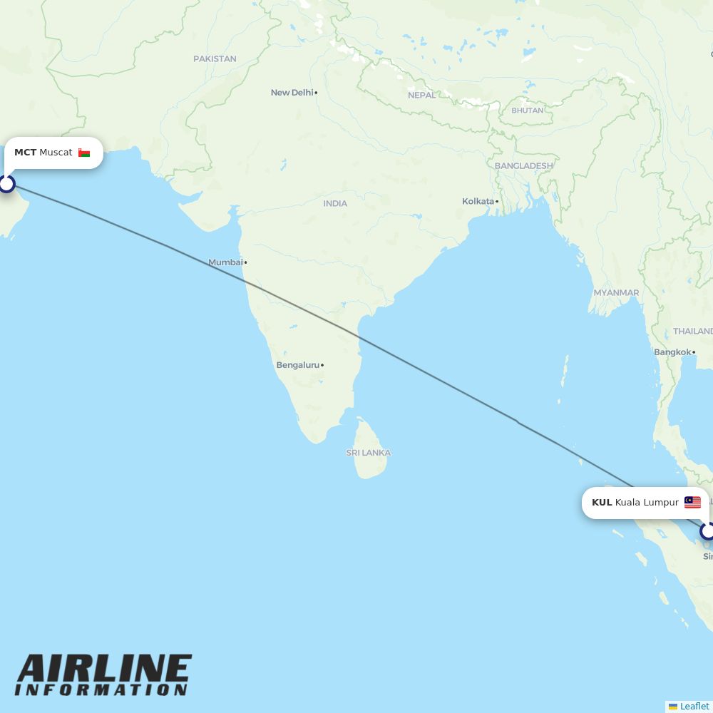 Oman Air airline - WY - flights, airports | Airline Information