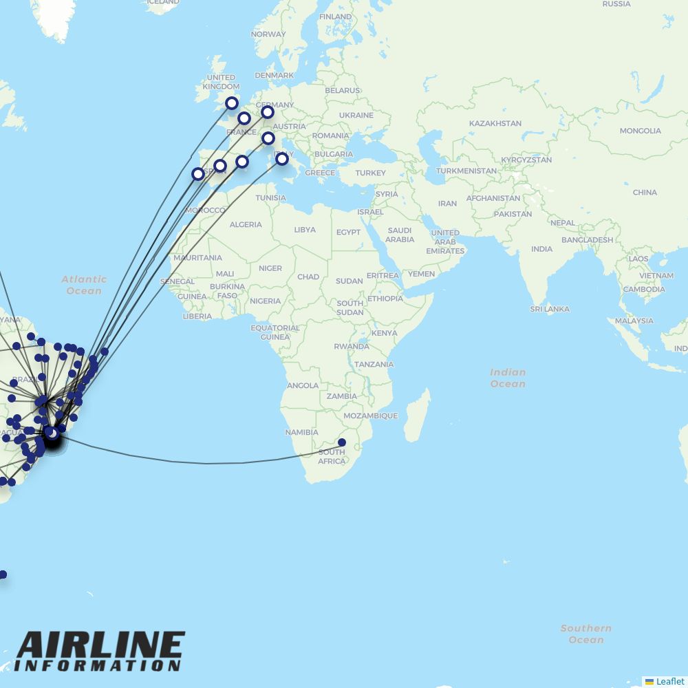 LATAM Airlines - LA - flights, aircrafts, destinations | Airline ...