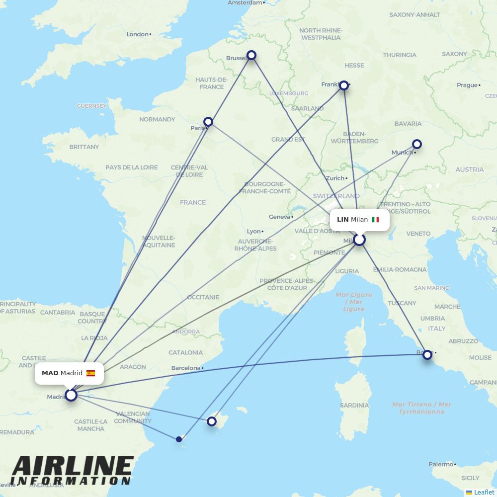 Airlines with flights from Milan to Madrid (LIN to MAD) | Airline ...