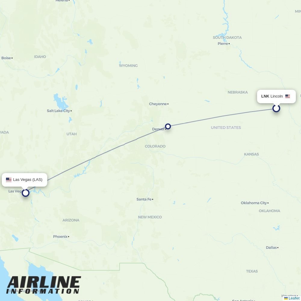 Airlines with flights from Lincoln to Las Vegas (LNK to LAS) | Airline ...
