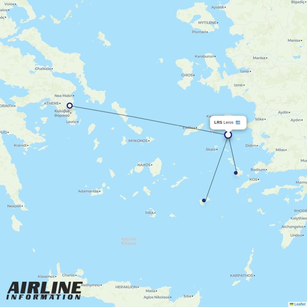 Olympic Air flights from Leros (LRS) | Airline Information