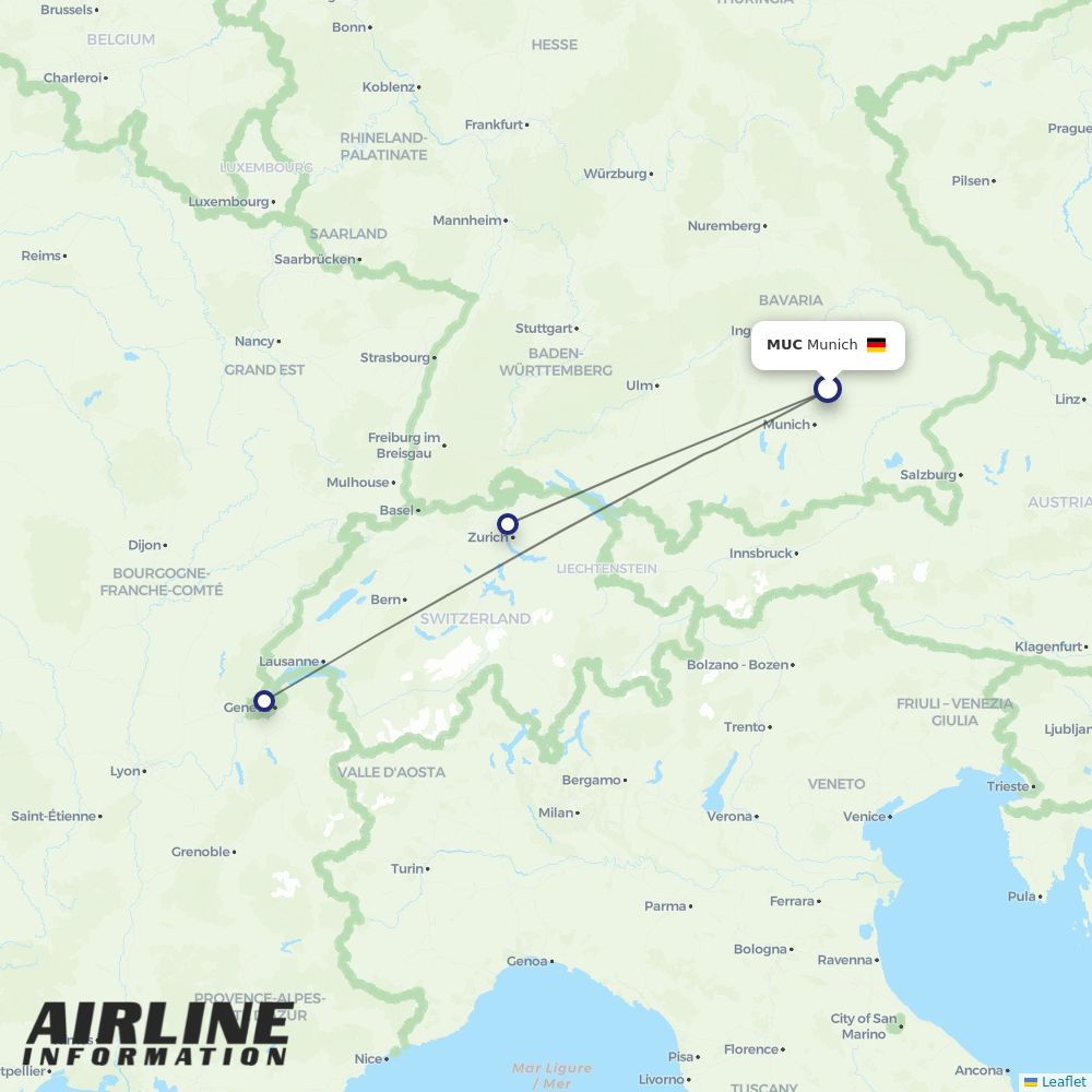 SWISS airline - LX - flights, airports | Airline Information