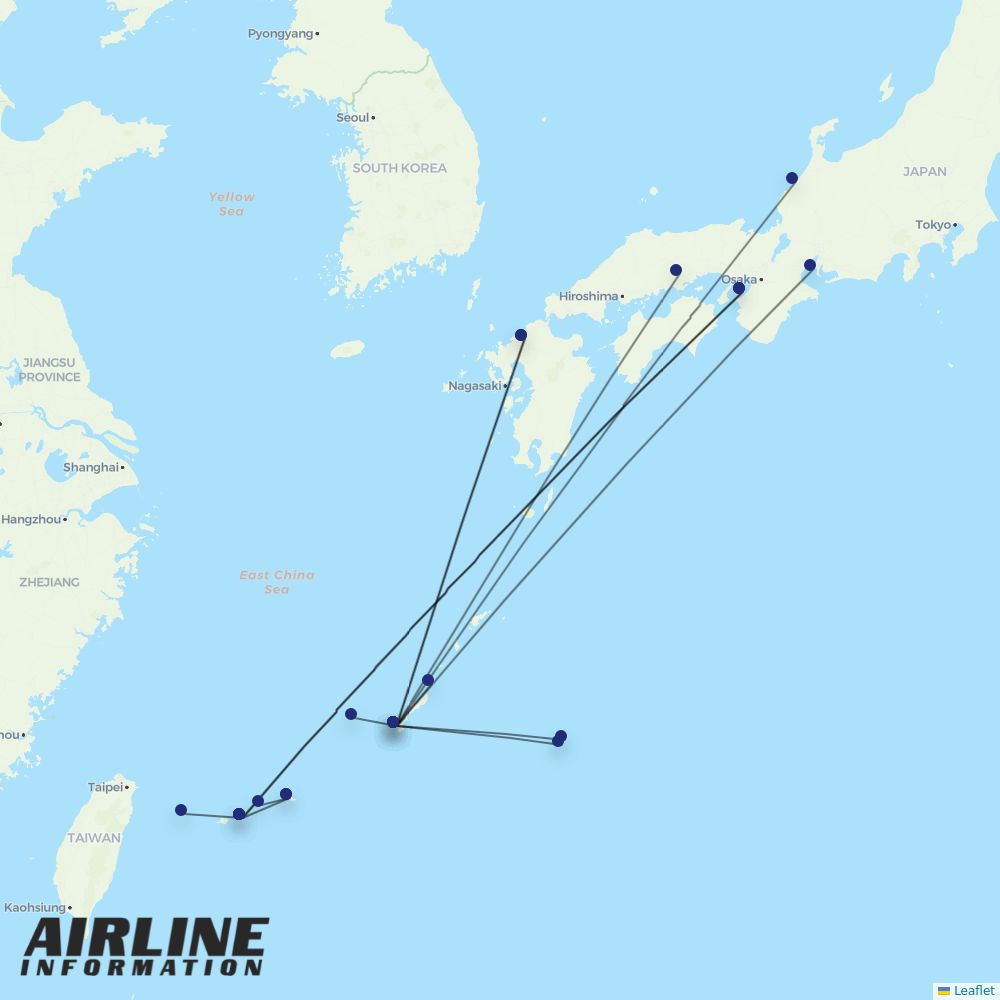 Japan Transocean Air airline - NU - flights, aircrafts, destinations ...