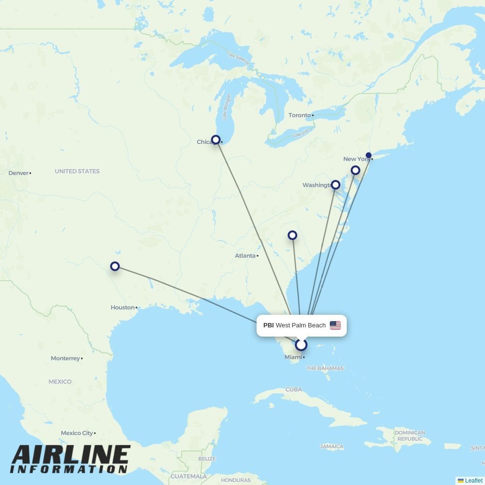 American Airlines flights from West Palm Beach (PBI) | Airline Information