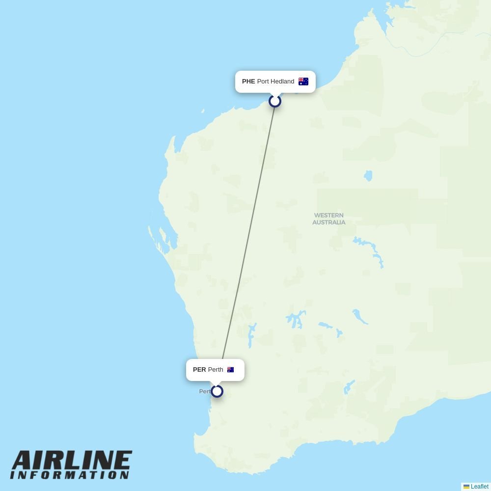 Airlines with flights from Port Hedland to Perth (PHE to PER) | Airline ...