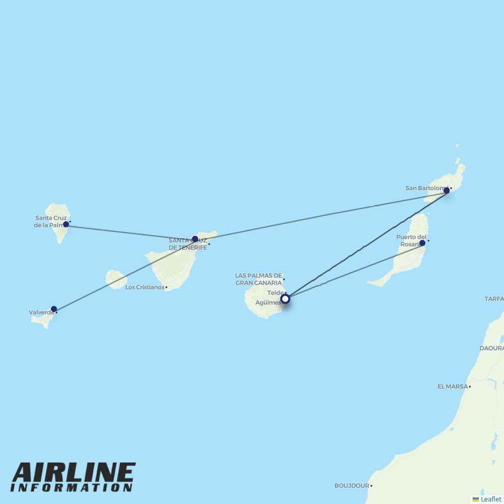 Canaryfly airline - PM - flights, aircrafts, destinations | Airline ...