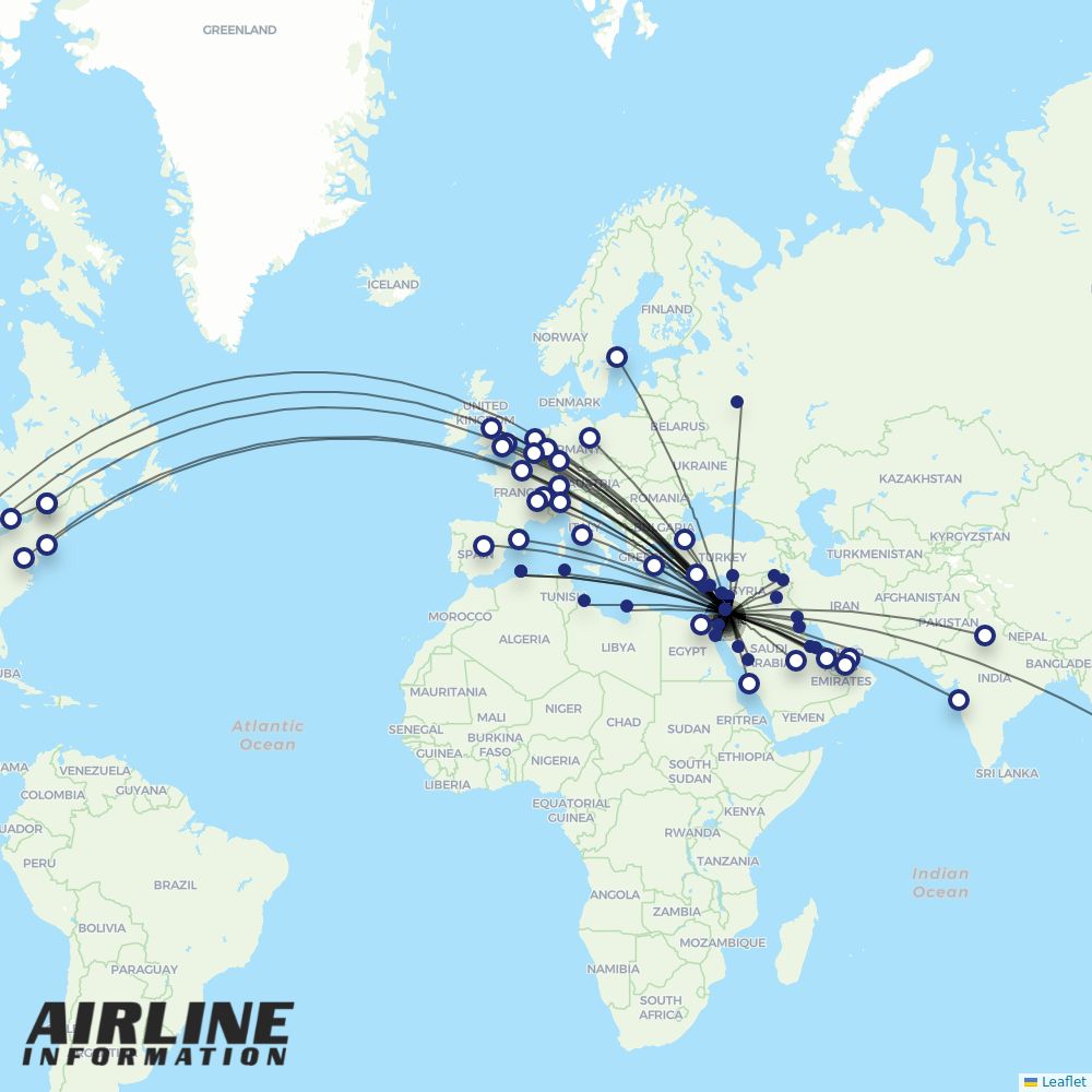 Royal Jordanian airline - RJ - flights, aircrafts, destinations ...