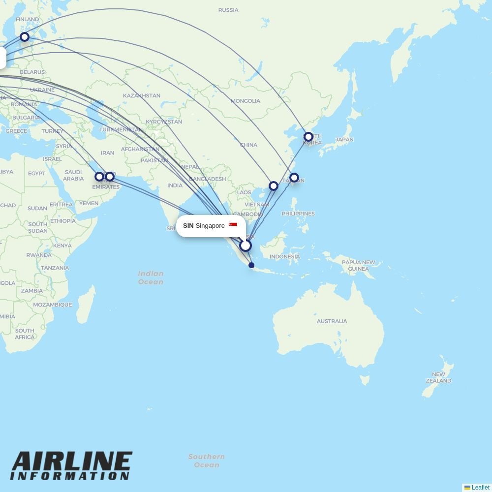 Airlines with flights from Singapore to Amsterdam (SIN to AMS ...