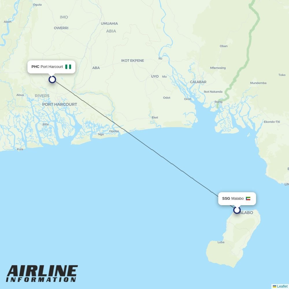 ValueJet flights from Malabo (SSG) | Airline Information