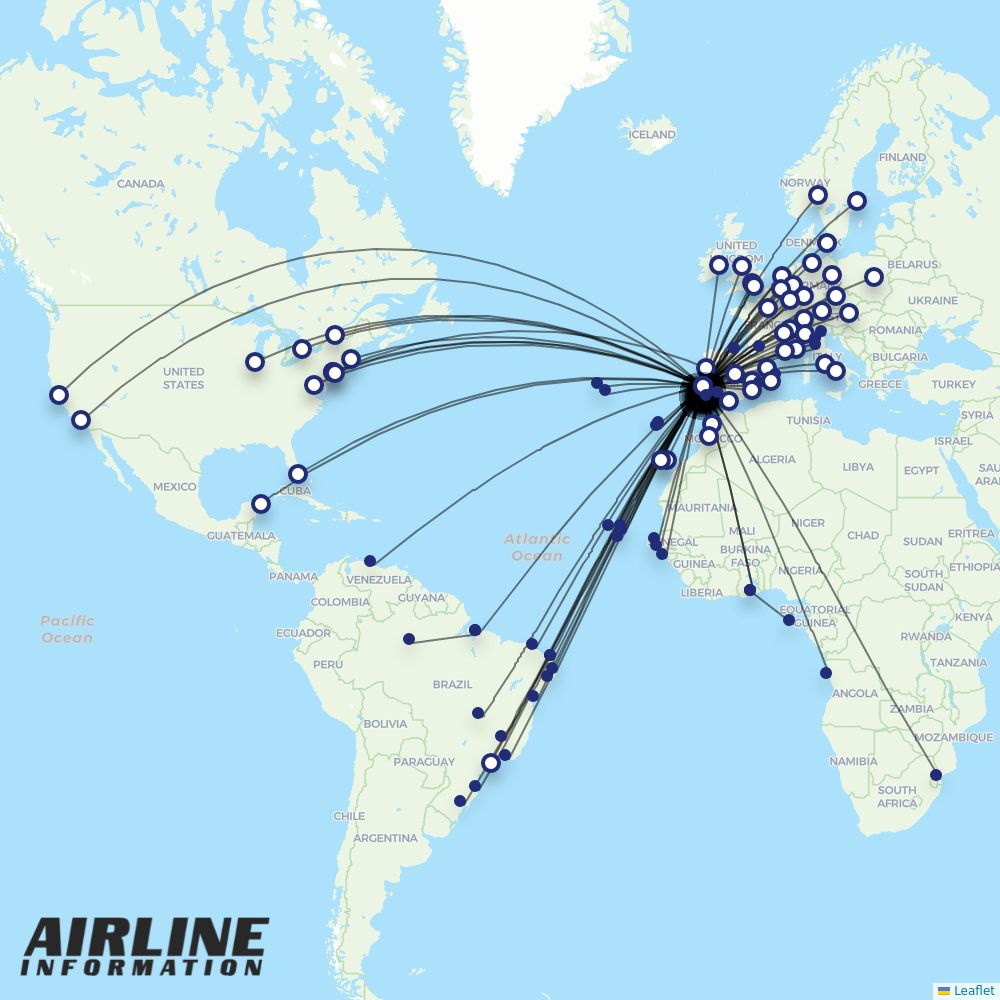 TAP Portugal airline - TP - flights, aircrafts, destinations | Airline ...