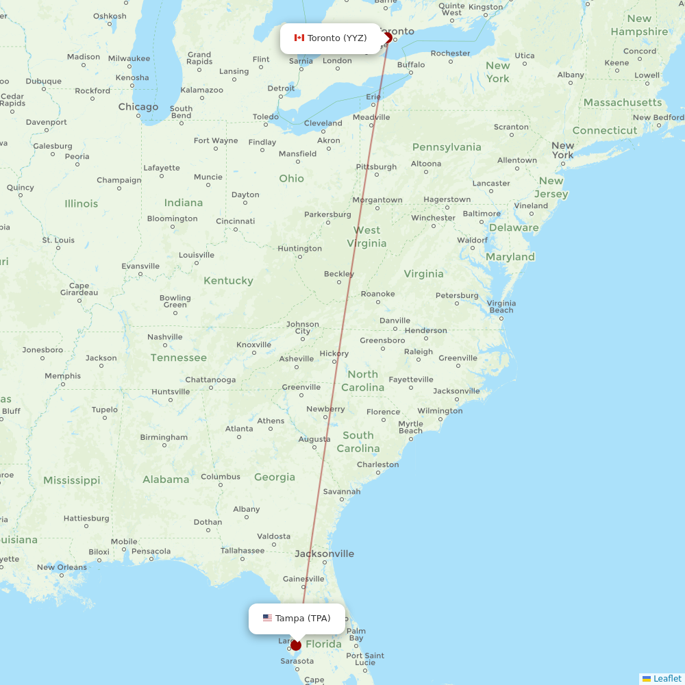 Airlines With Flights From Tampa To Toronto TPA To YYZ Airline Airlines With Flights From Tampa To Toronto TPA To YYZ Airline