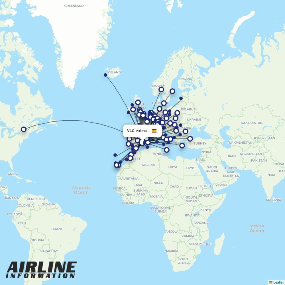 Volotea flights from Valencia (VLC) | Airline Information