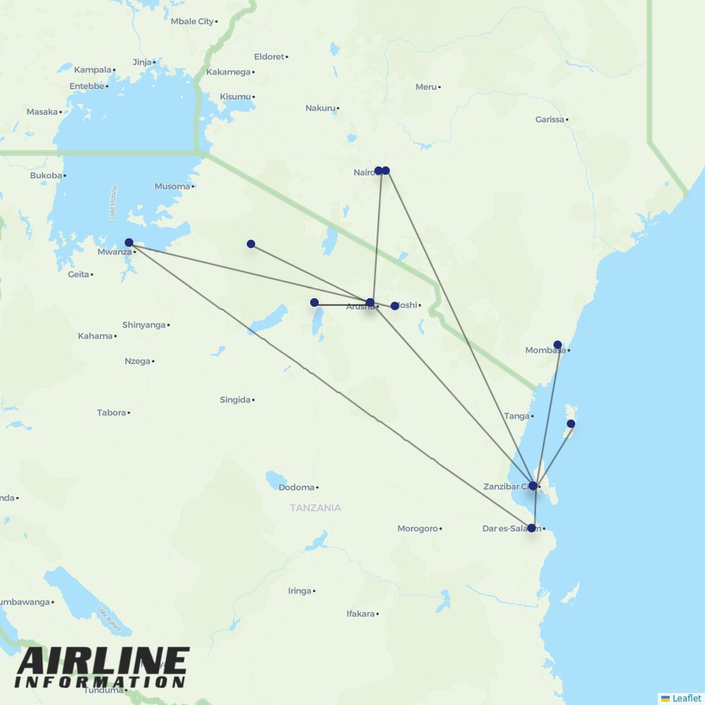 flights from Nairobi (WIL) | Airline Information