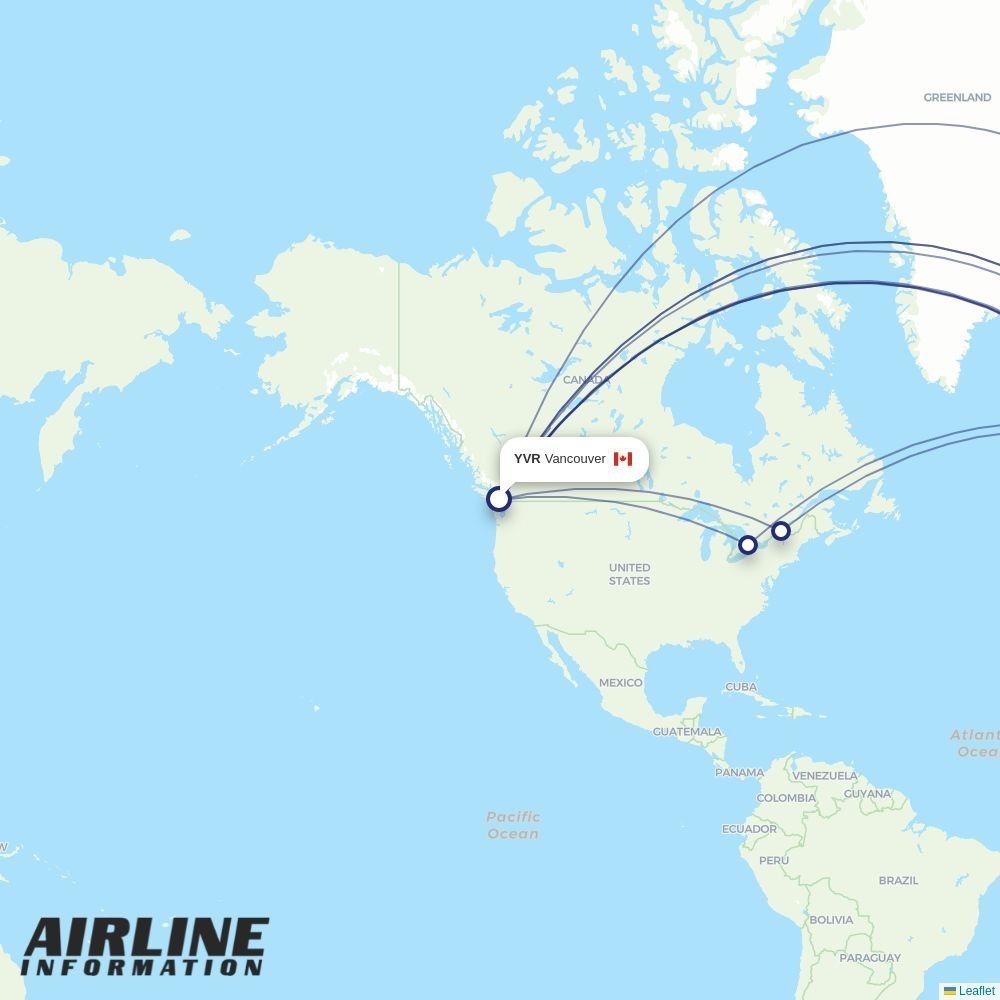 Airlines with flights from Vancouver to Vienna (YVR to VIE) | Airline ...