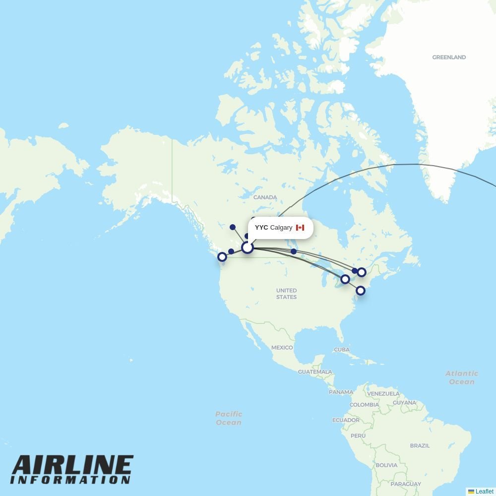 Air Canada flights from Calgary (YYC) | Airline Information