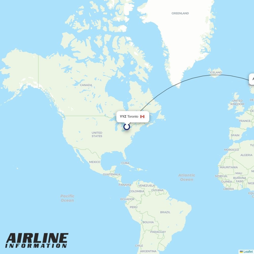 Airlines with flights from Toronto to Stockholm (YYZ to ARN) | Airline ...