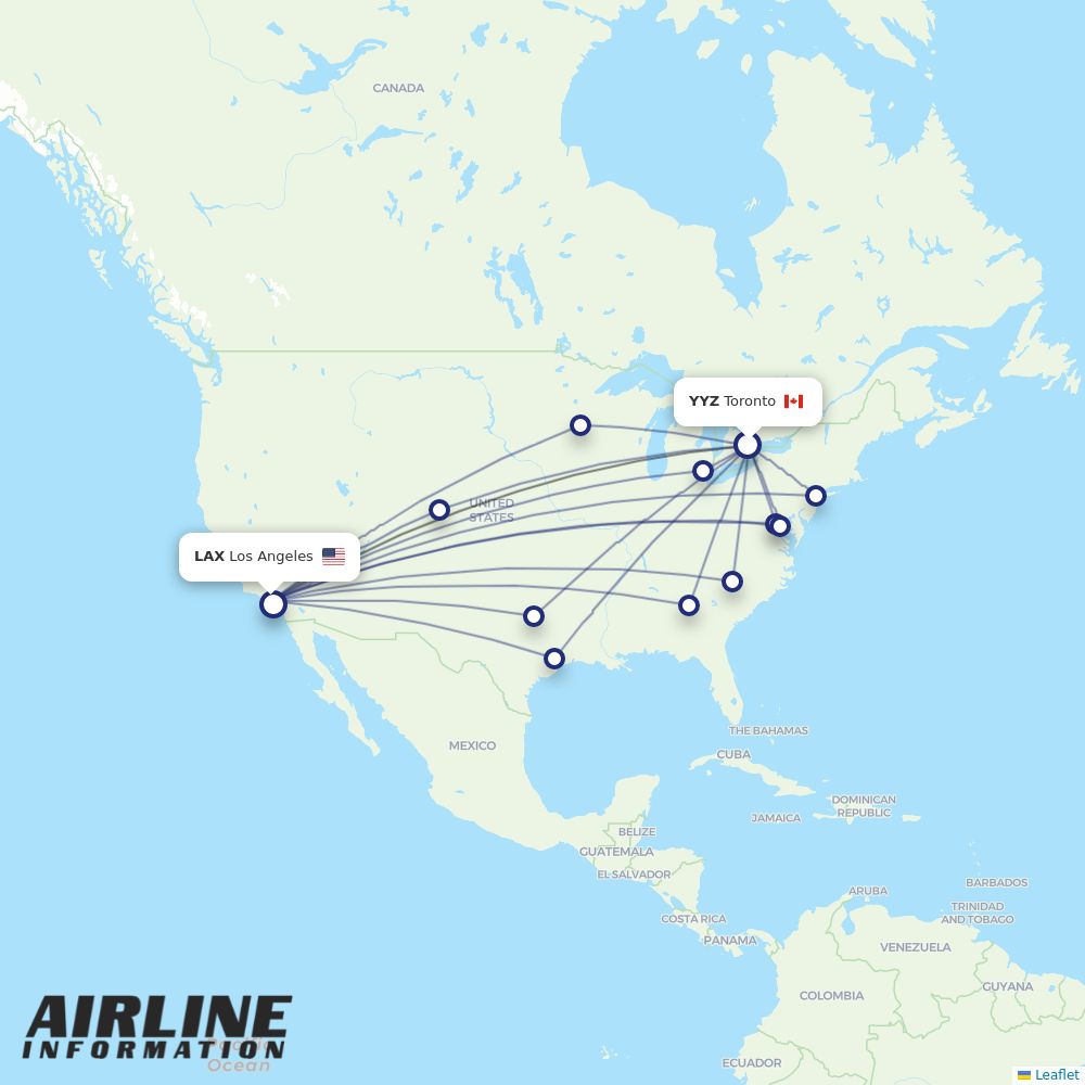 Airlines With Flights From Toronto To Los Angeles YYZ To LAX Airlines With Flights From Toronto To Los Angeles YYZ To LAX
